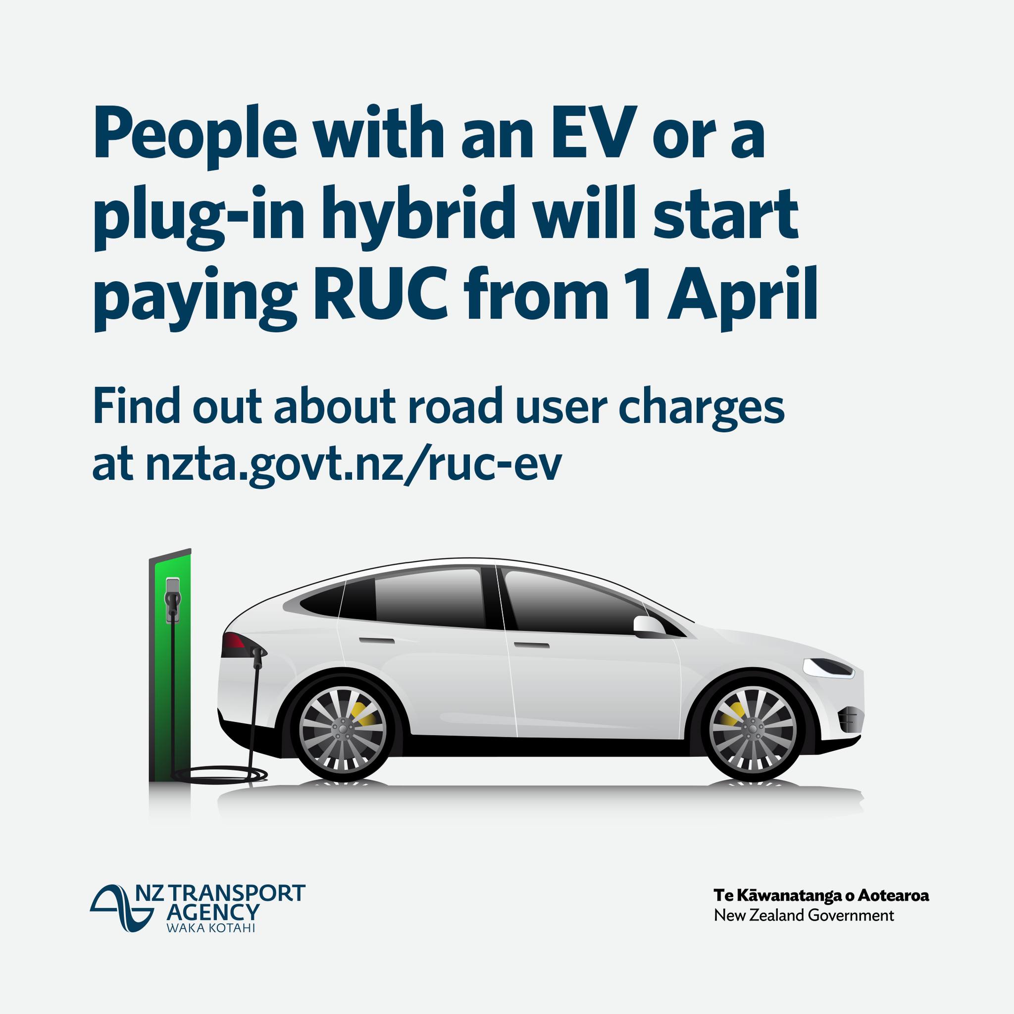 Electric vehicles to pay road user charges in NZ | Tarmac Life ...
